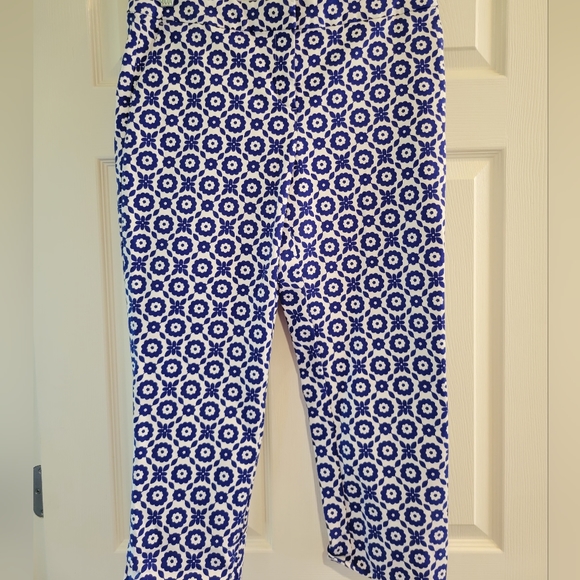 Boden | Pants & Jumpsuits | Boden Womens Richmond Navywhite Cropped ...
